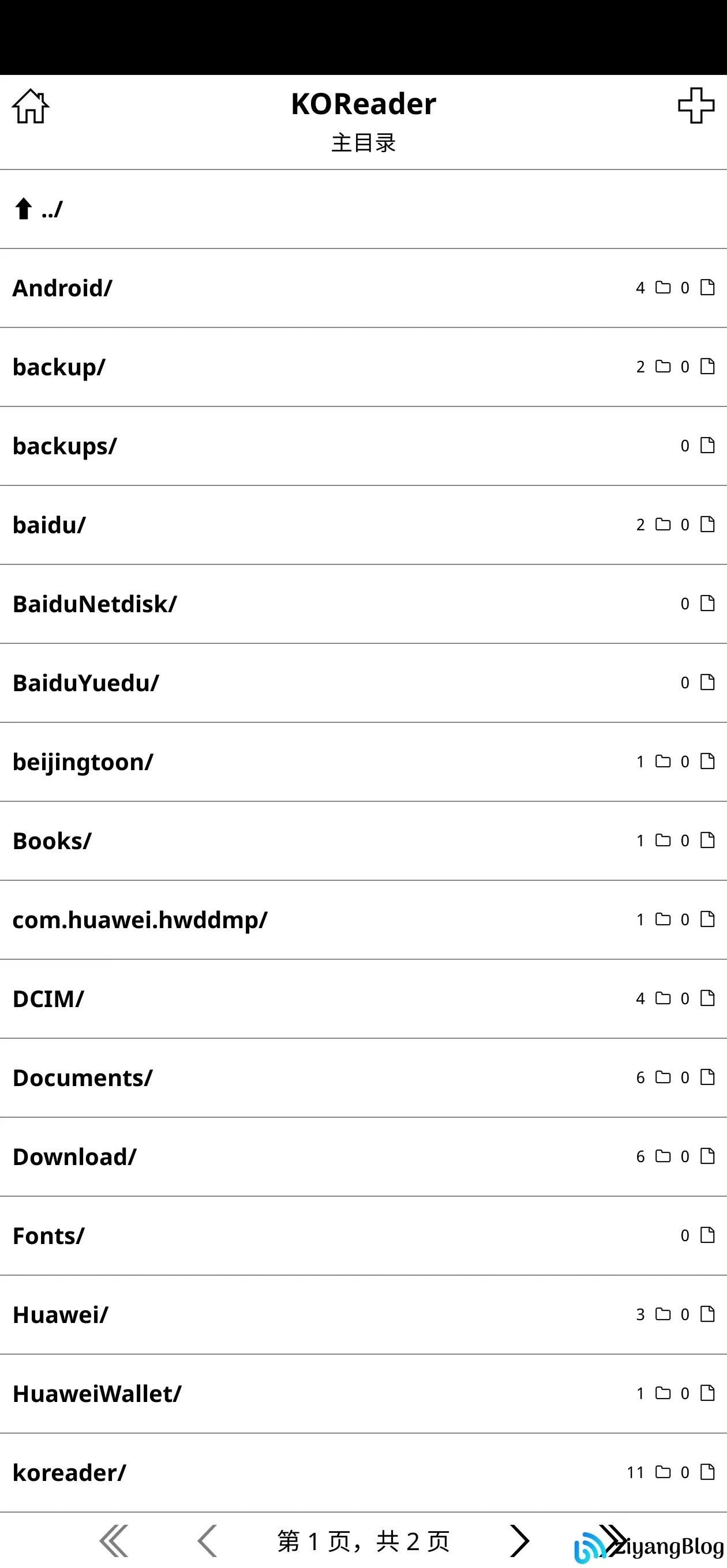 KOReader：万能电子书阅读器 - ziYang Blog